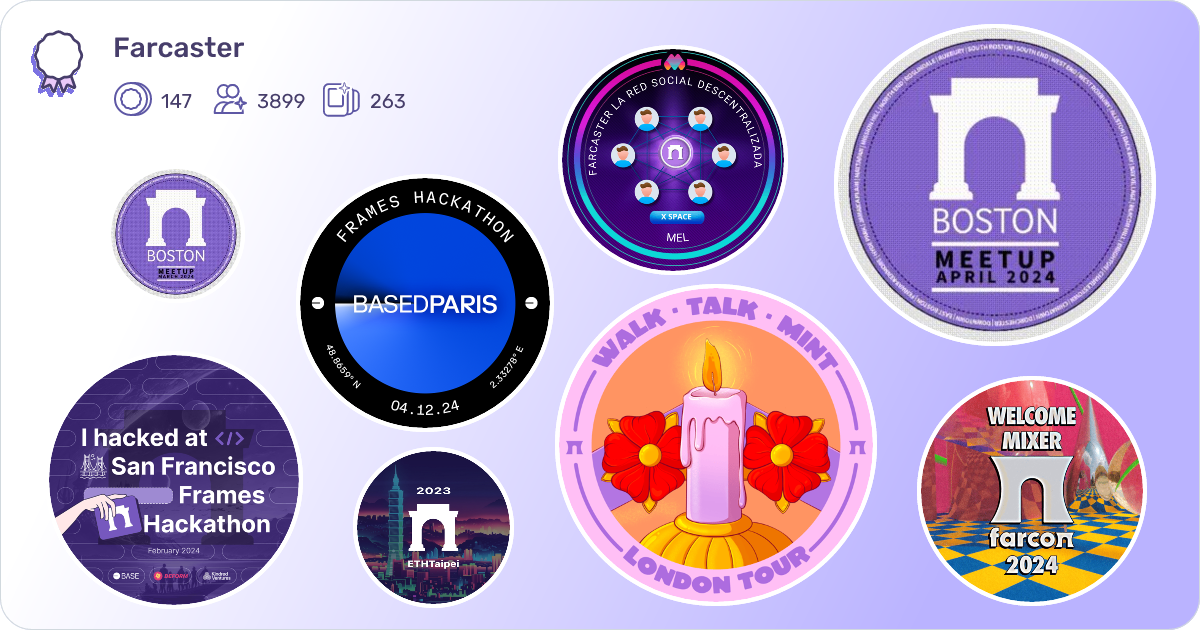 The Farcaster collection | POAP Collections