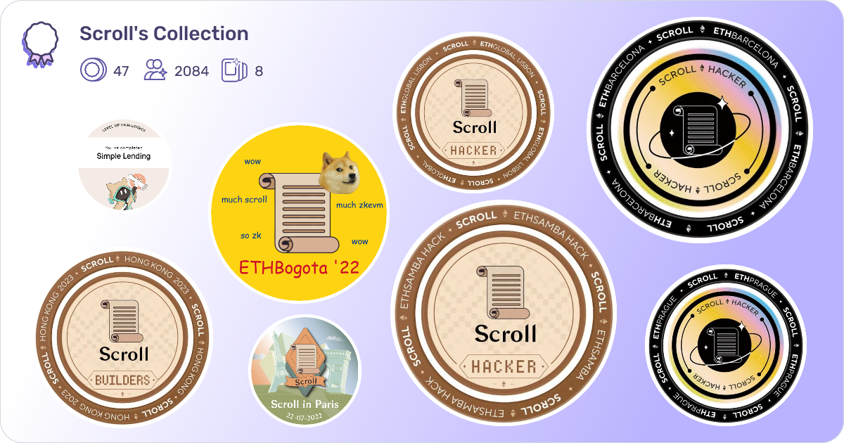 Scroll's Collection | POAP Collections