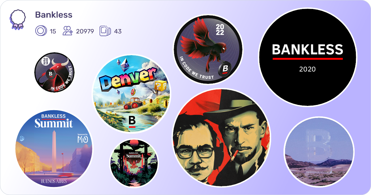 The Bankless collection | POAP Collections